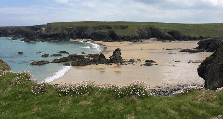 Porthcothan Barn | The Barn at Porthcothan Bay in North Cornwall.